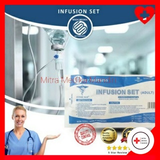 Jual Infus Set / Infusion Set Anak dan Dewasa Type Y Cosmomed/Onemed ...