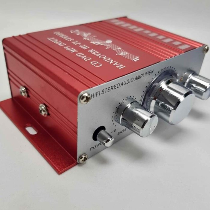 Jual Hi Fi Mini Power Amplifier Stereo 2 Channel Spiker 20w Dc 12v ...