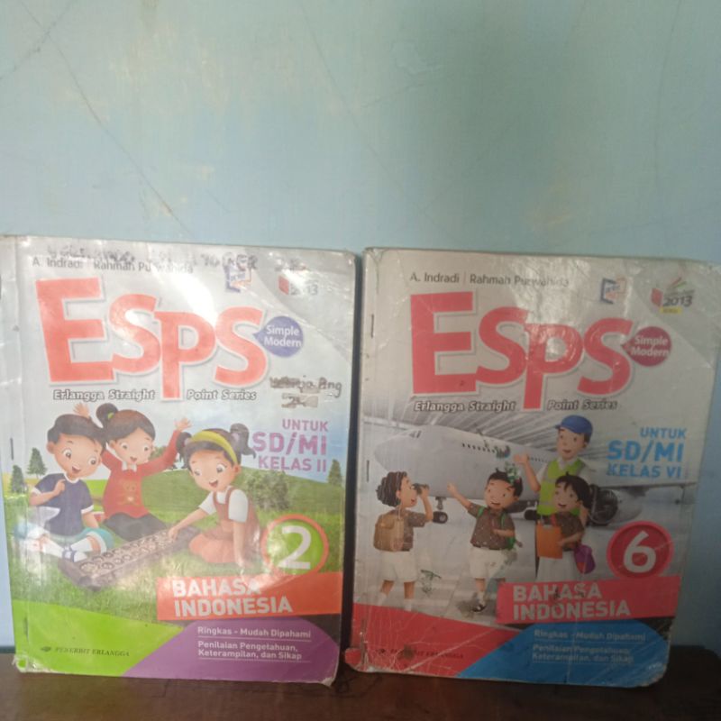 Jual buku bahasa Indonesia ESPS Erlangga straight point series untuk kelas 2 dan 6 SD/MI ...