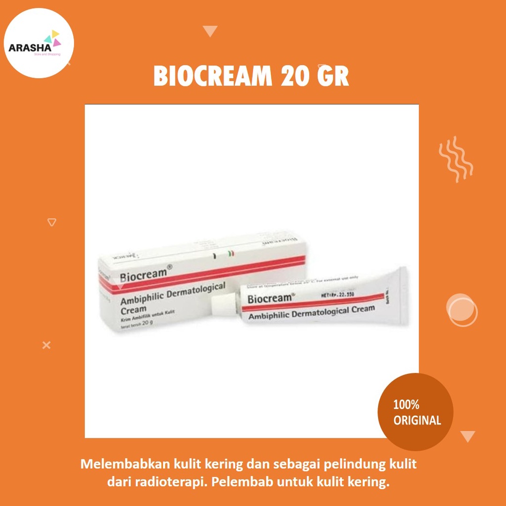 Jual BIOCREAM 20 GR Salep Kulit Kering | Krim Pelembab | Shopee Indonesia