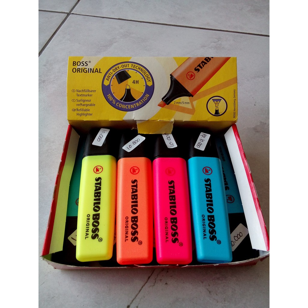 stabilo boss 5 warna | Shopee Indonesia