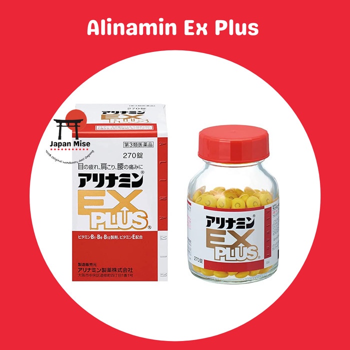 Jual Alinamin EX Plus 270 Tablet Supplement Nyeri Otot Sendi Original ...