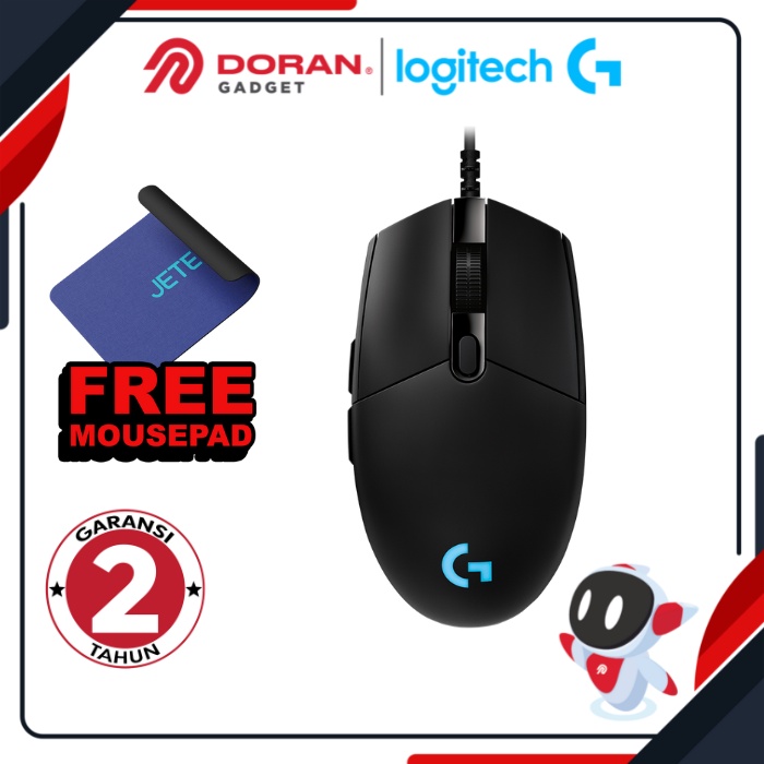 Jual Logitech G Pro Mouse Gaming Kabel Wired RGB with Sensor HERO 25K ...
