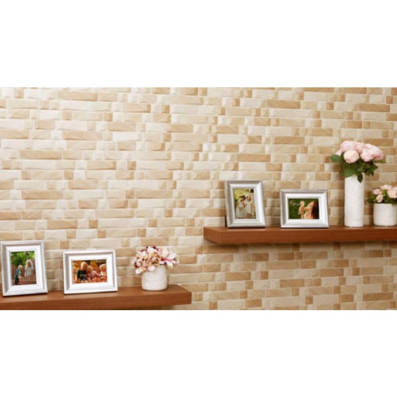 Jual Keramik Dinding Roman Warna Krem/Keramik Motif Batu Alam Coklat ... Jual Keramik Dinding Roman Warna Krem/Keramik Motif Batu Alam Coklat ...