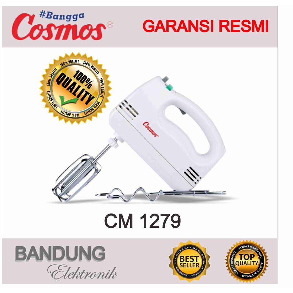 Jual Mixer Cosmos CM-1279, Mixer Hand Cosmos CM1279 5 Speed | Shopee ...
