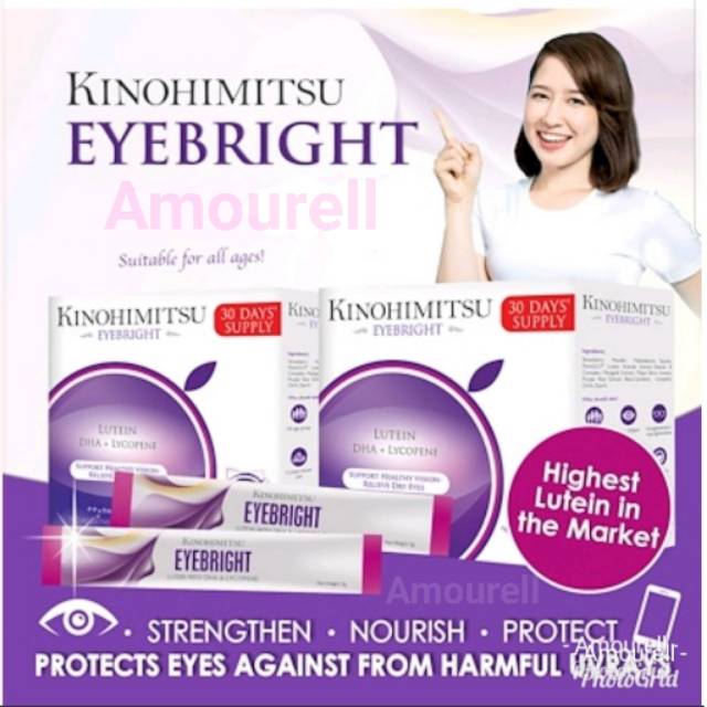 Kinohimitsu Eyebright 30 sachet Highest Luthien | Shopee Indonesia