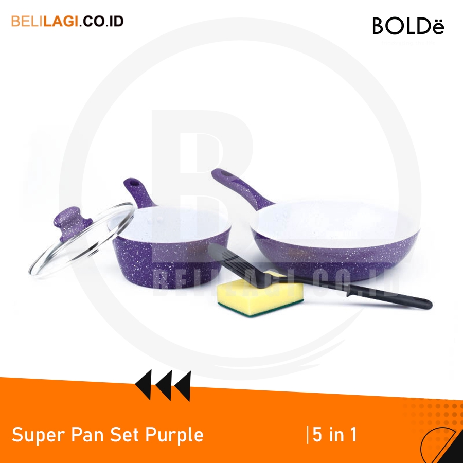 Bolde Super Pan Set Purple - 5in1 | Shopee Indonesia