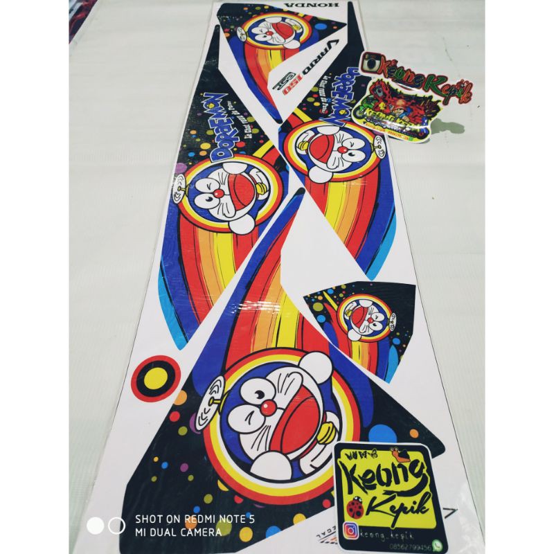 Jual STRIPING STIKER LIS VARIASI MOTOR HONDA VARIO 125 -150 LED OLD 2015-2017 KARTUN DORAEMON ...