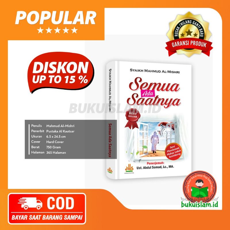 Jual Semua Ada Saatnya Seni Menikmati Hidup Lebih Seimbang | Mahmud Al-Mishri | bukuislam.id ...