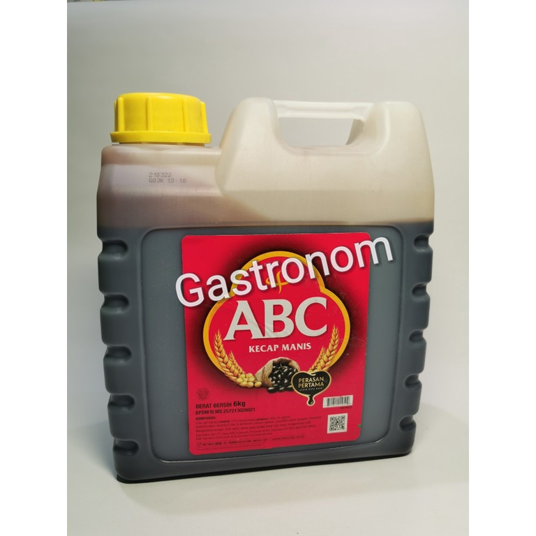 Jual Kecap Manis ABC Dirigen / Jerigen / Galon 6 kg | Shopee Indonesia