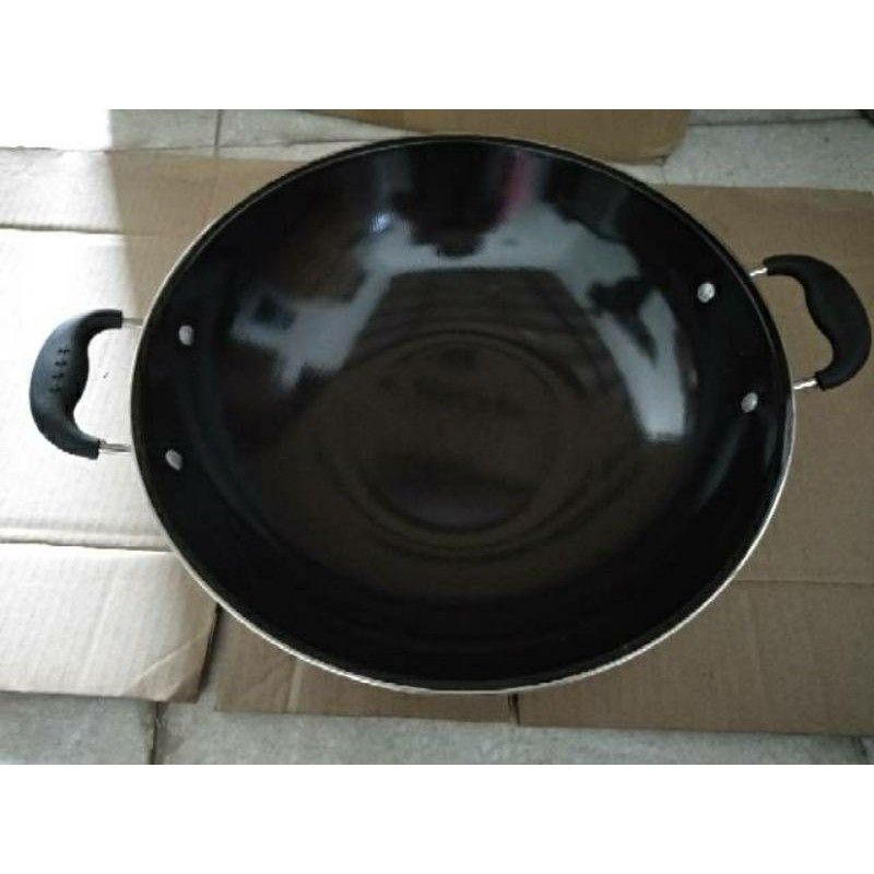Jual Wajan Enamel Uk 32 CM Anti Lengket Wajan Penggorengan Serbaguna ...