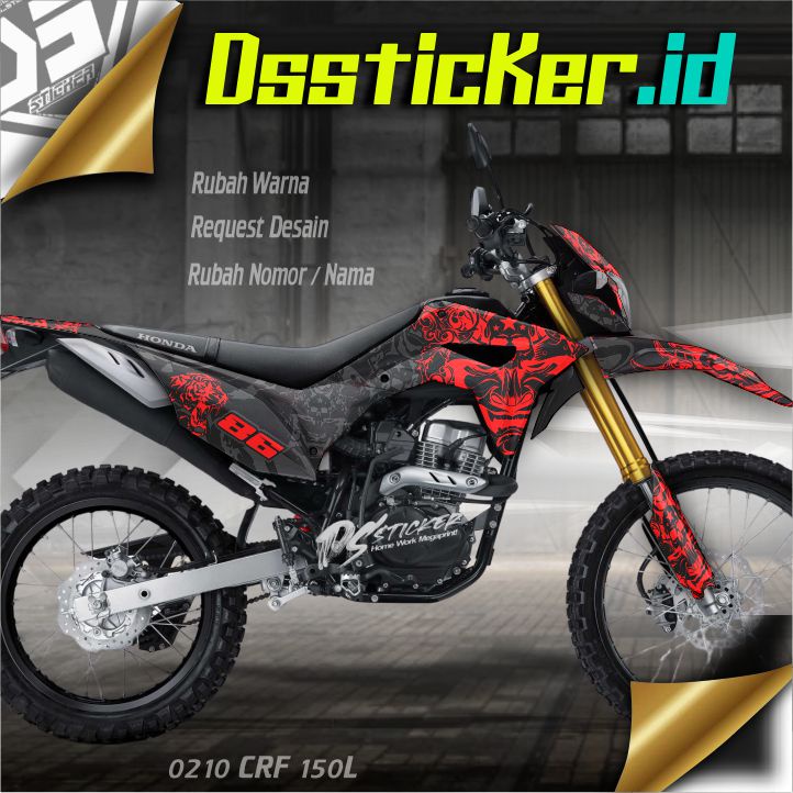 Jual 0210 DECAL STIKER STICKER CRF 150 L Fullbody Grafik Batik | Shopee Indonesia