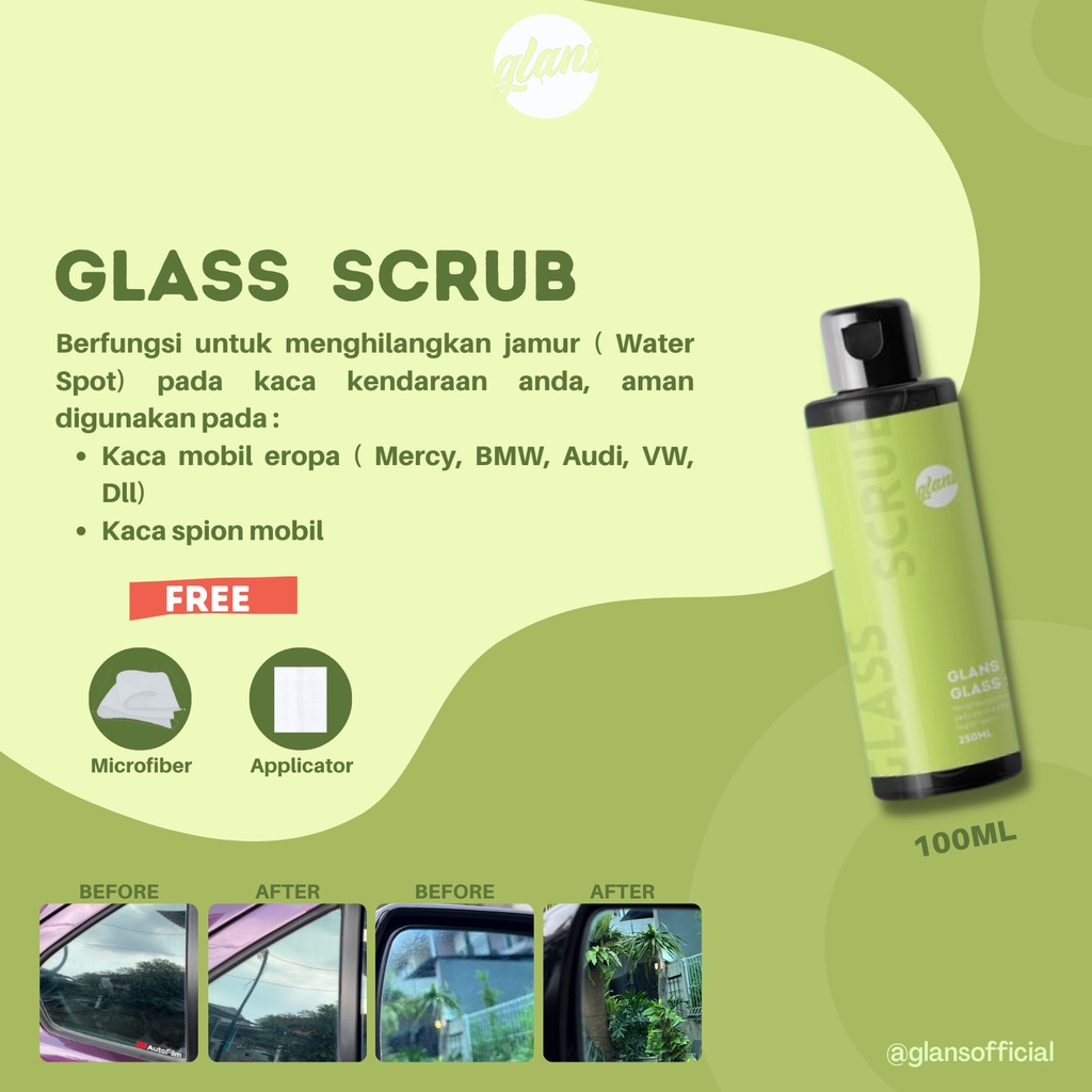 Jual Glass Scrub (Pembersih Jamur kaca Mobil) | Shopee Indonesia