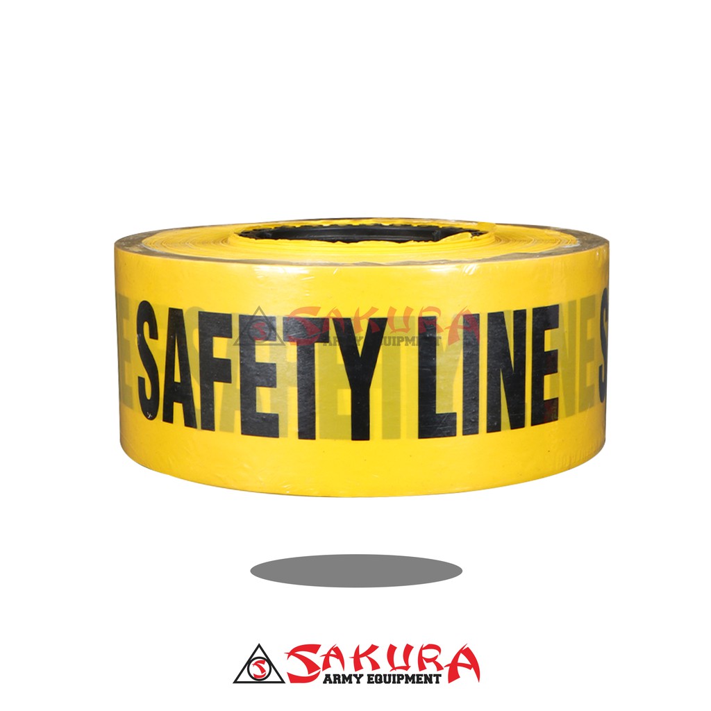 Jual Police Line Barricade Polos "SAFETY LINE" 3Inch x 500m| Garis ...
