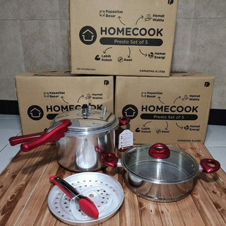 Jual Panci Presto & Kukusan Besar Homecook Presto 8 Liter | Shopee ...