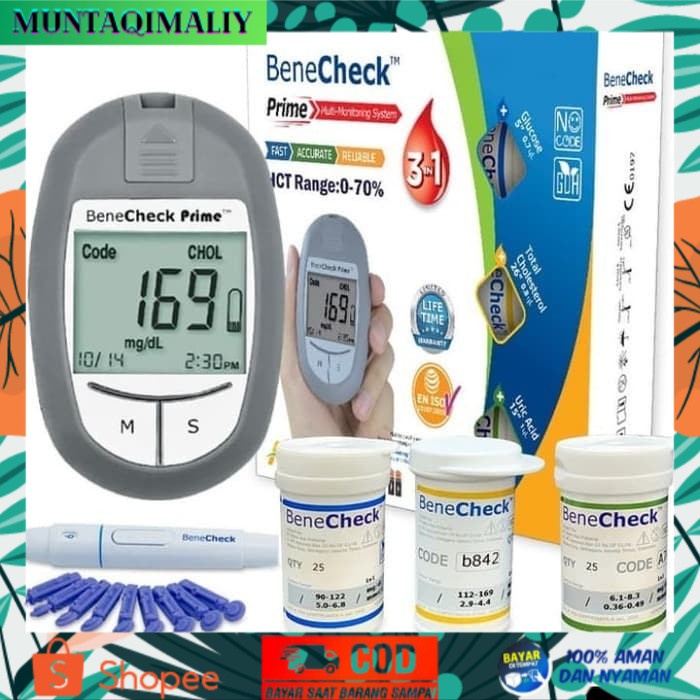 Jual [TERBARU] Alat Bene Check Prime 3in1 KIT (alat screening kesehatan ...