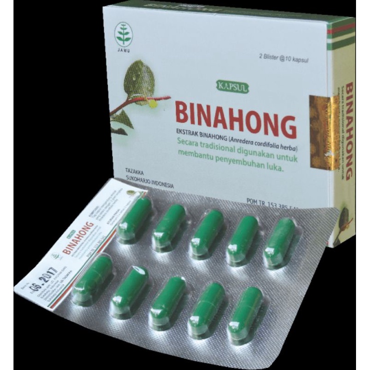 Jual Binahong Kapsul Herbal Penyembuh Luka Alami | Shopee Indonesia