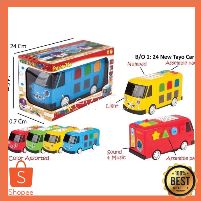 Jual MAINAN BUS TAYO EDUKASI BERNYANYI BUS TAYO LAMPU MUSIK (NEW MODEL) Indonesia|Shopee Indonesia