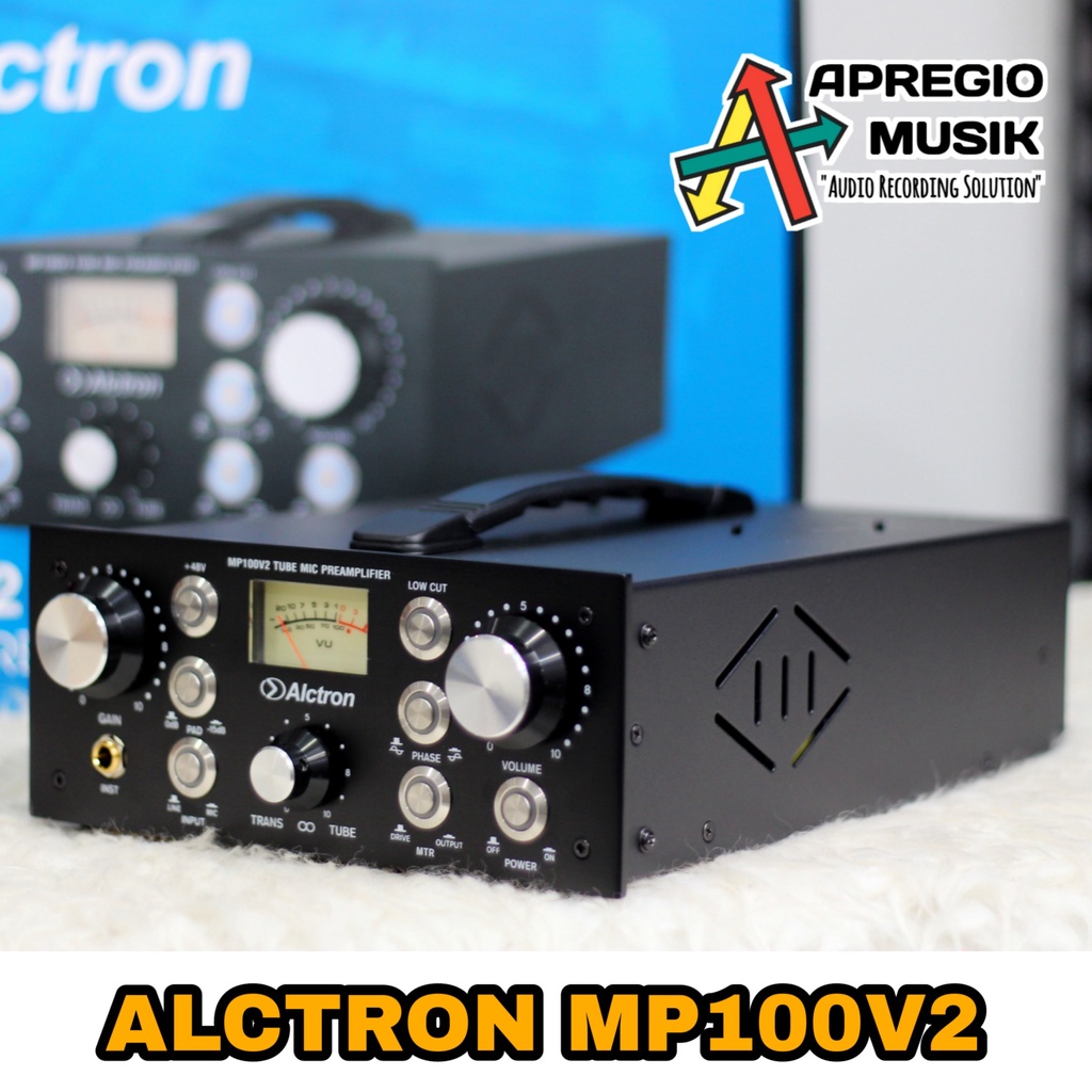 Jual ALCTRON MP100V2 MP100 V2 PROFESSIONAL TUBE MIC Preamp | Shopee ...