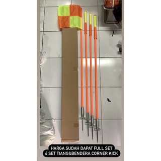 Jual BENDERA SUDUT SEPAKBOLA CORNER KICK FLAG SEPAK BOLA SATU SET ISI 4 ...