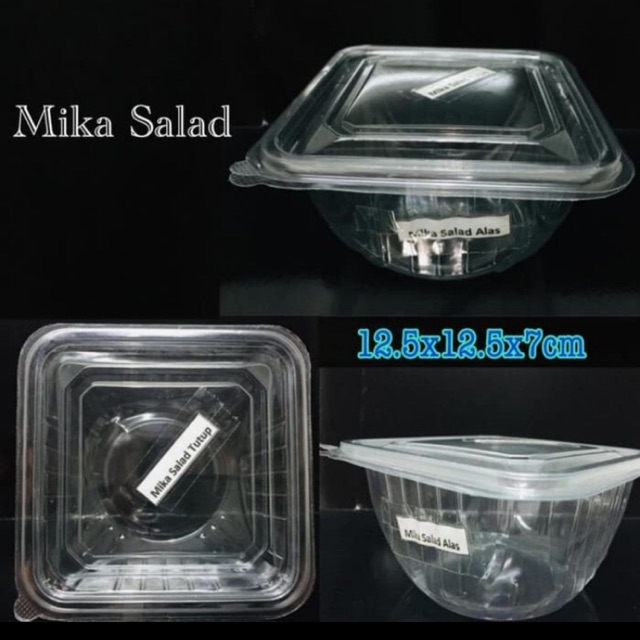 Jual Mika Wadah Tempat Salad TS-01 (25pcs) | Shopee Indonesia