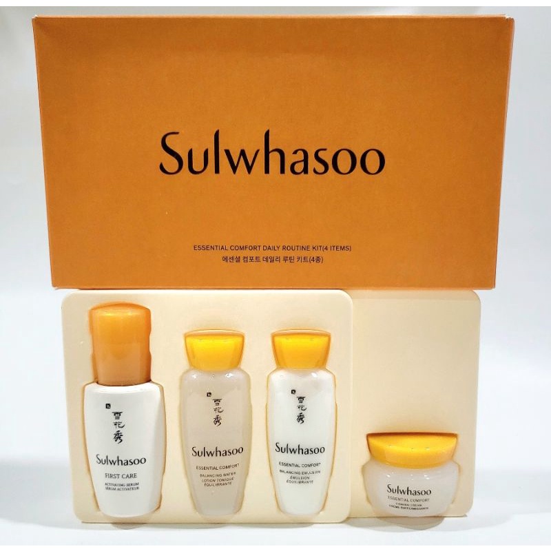 Jual Sulwhasoo Essential Comfort Daily Routine / Basic Kit 4 items ...