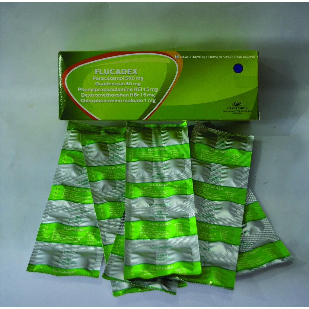 Jual Flucadex Tablet (Obat Batuk, Flu, Demam dan Sakit Kepala) | Shopee ...