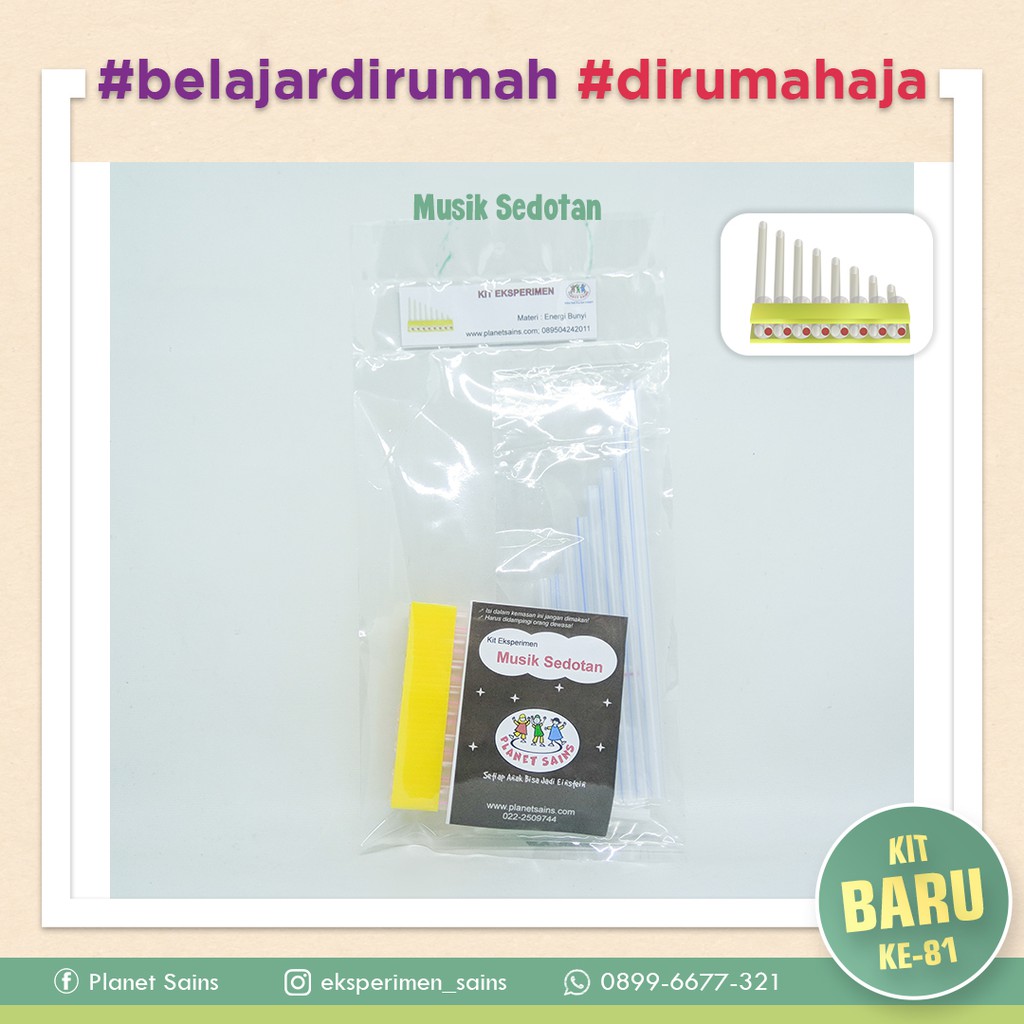 Jual MUSIK SEDOTAN - Mainan Anak SD - Eksperimen Sains #dirumahaja ...