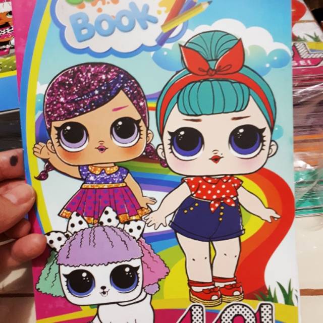 Jual Buku mewarnai untuk cewek - coloring SKU K075 | Shopee Indonesia