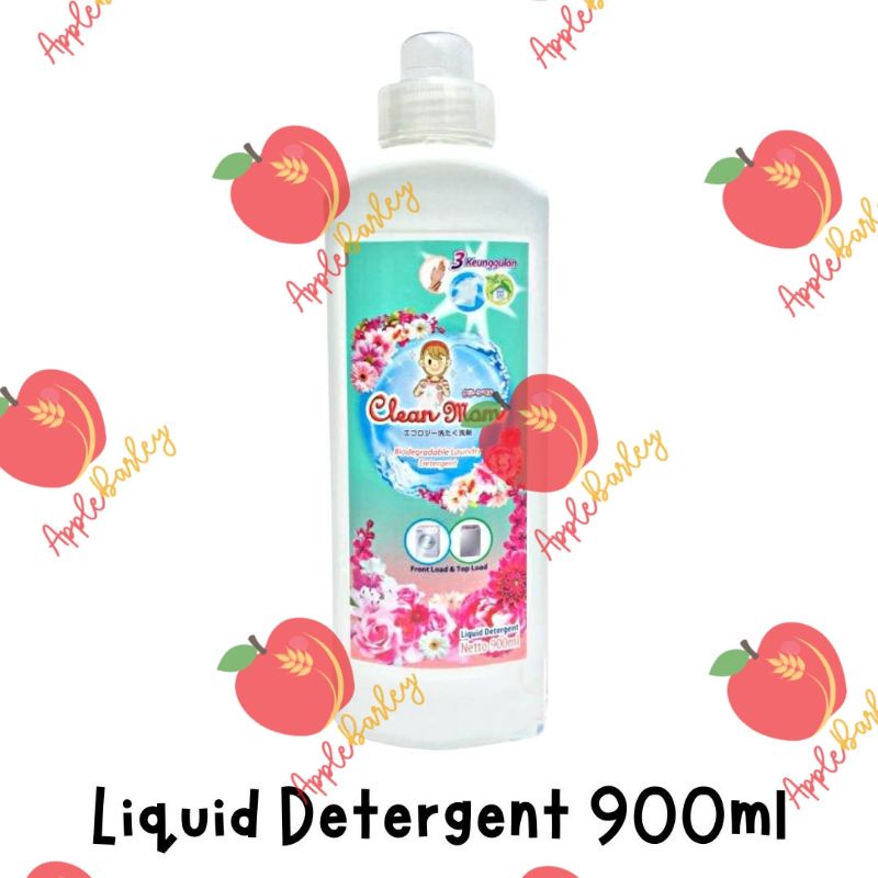 Jual Clean Mom Detergent Cair 900ml botol (min. 2pcs) Indonesia|Shopee ...