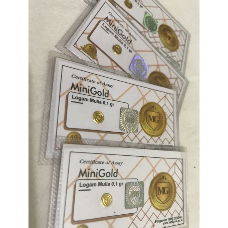 Jual Emas Mini Gold 0,1gr | Shopee Indonesia