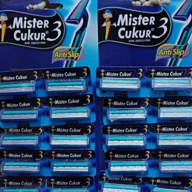 Jual Alat Cukur Mister Cukur 3 Dengan 3 Mata Pisau | Shopee Indonesia