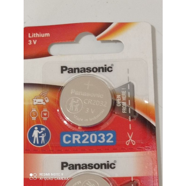 Jual CR2032 PANASONIC BATERAI REMOTE ALARM KANCING BULAT | Shopee Indonesia