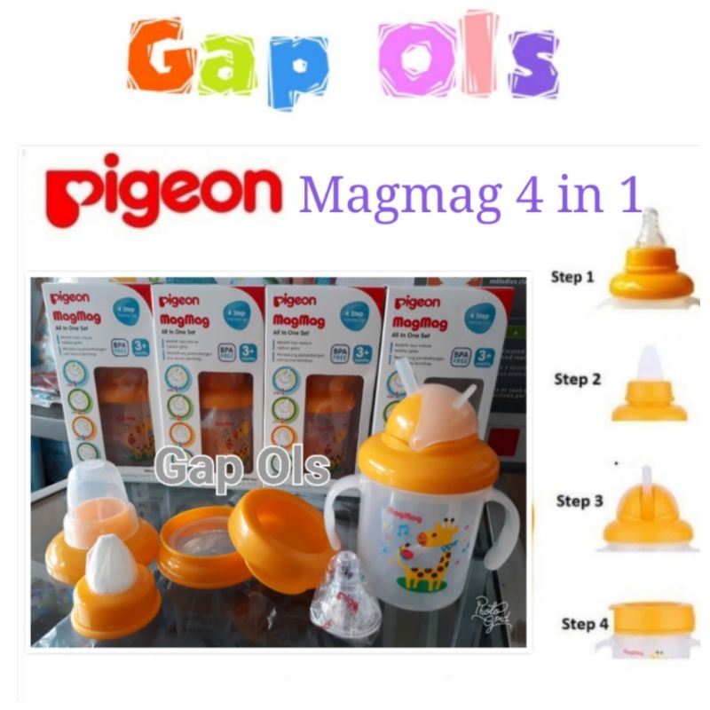Jual New Pigeon Mag mag all in one training cup system / magmag ...