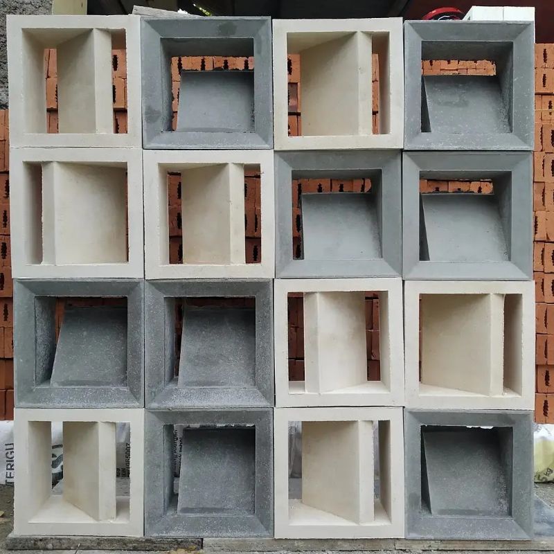 Jual Roster beton/Roster minimalis/Roster modern motif baru new white ...