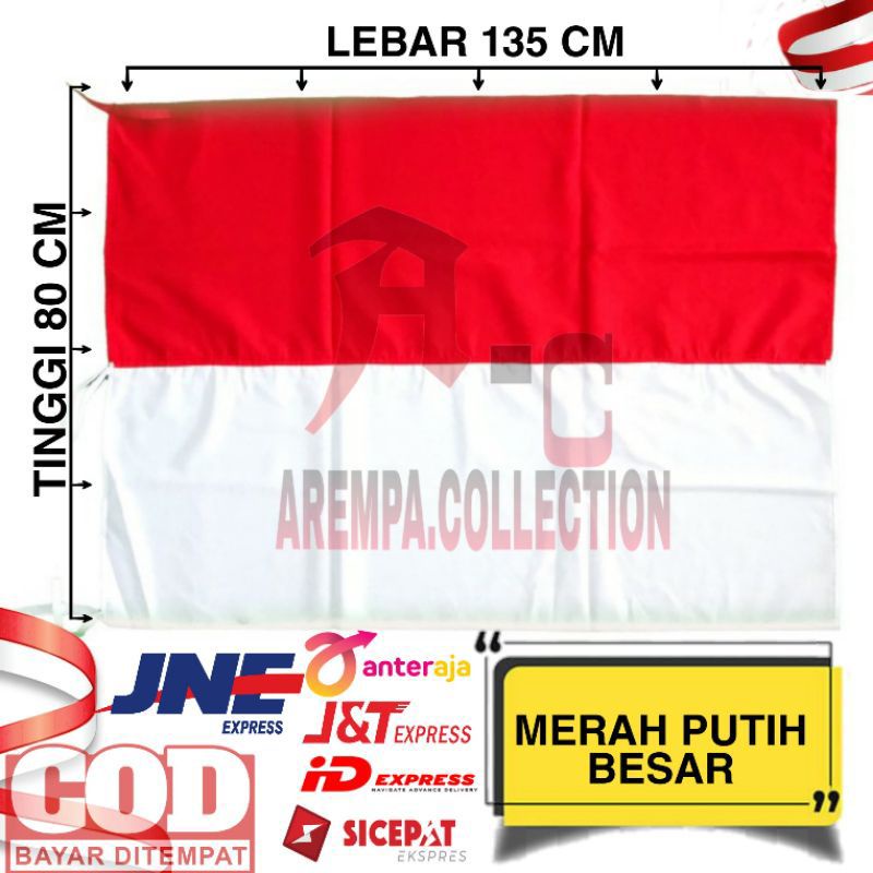 Jual BENDERA MERAH PUTIH BESAR | Shopee Indonesia