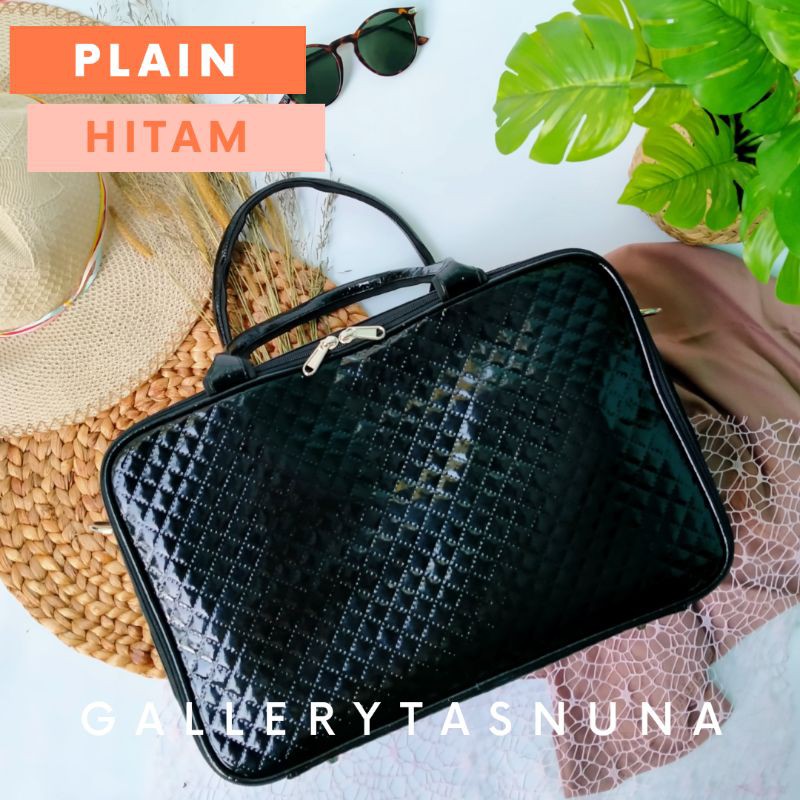Jual TAS TRAVEL Plain Hitam | Shopee Indonesia