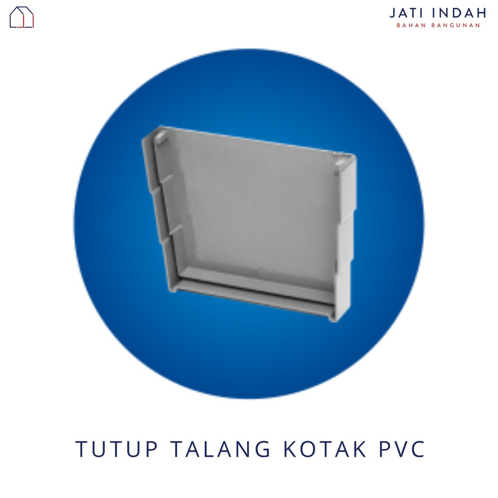 Jual Tutup Talang Kotak PVC 14 cm / Sambungan Fitting Buangan Air Hujan ...