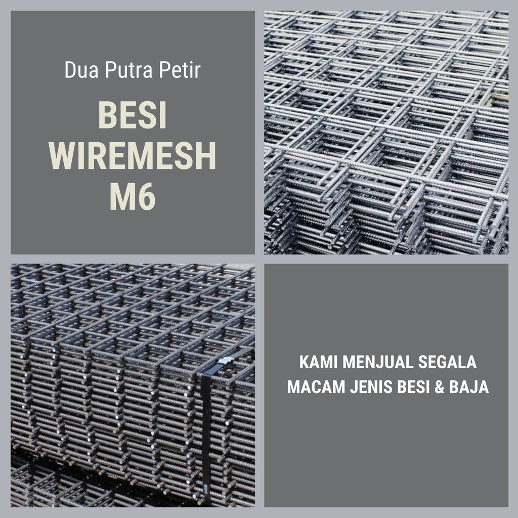 Besi Wiremesh M6 SNI 5.7mm Surabaya | Shopee Indonesia