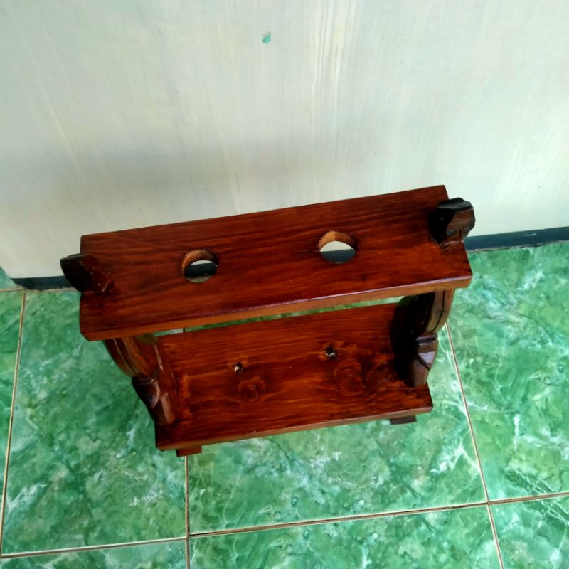 Jual dudukan tiang bendera, petaka 2 lubang ukiran murah | Shopee Indonesia