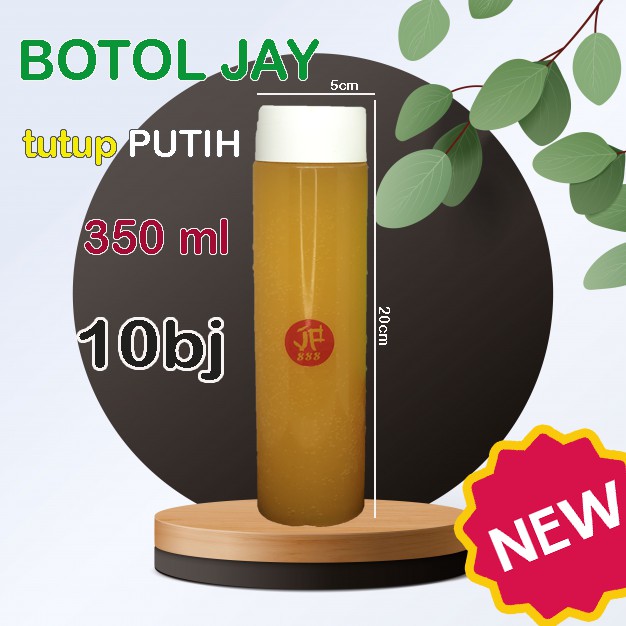 Jual Botol Plastik JAY/JP Putih 350ml (10 pcs) | Shopee Indonesia