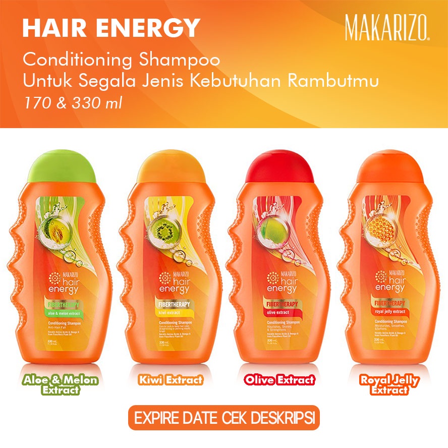 Jual Makarizo Conditioning Shampoo 170 & 330ml | Shopee Indonesia