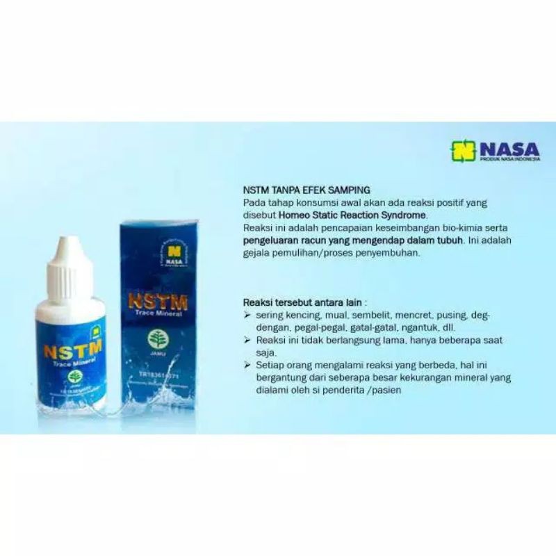 Jual NSTM NASA TRACE MINERAL | Shopee Indonesia