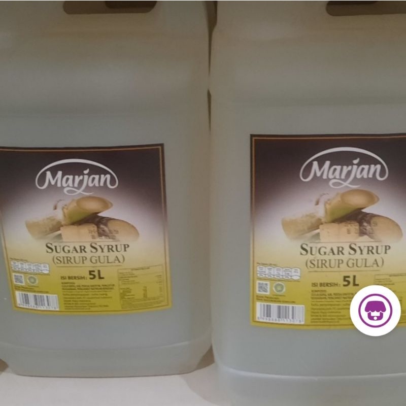 Jual Sirup gula marjan 5 liter sugar syrup ( harga satuan ) Indonesia ...