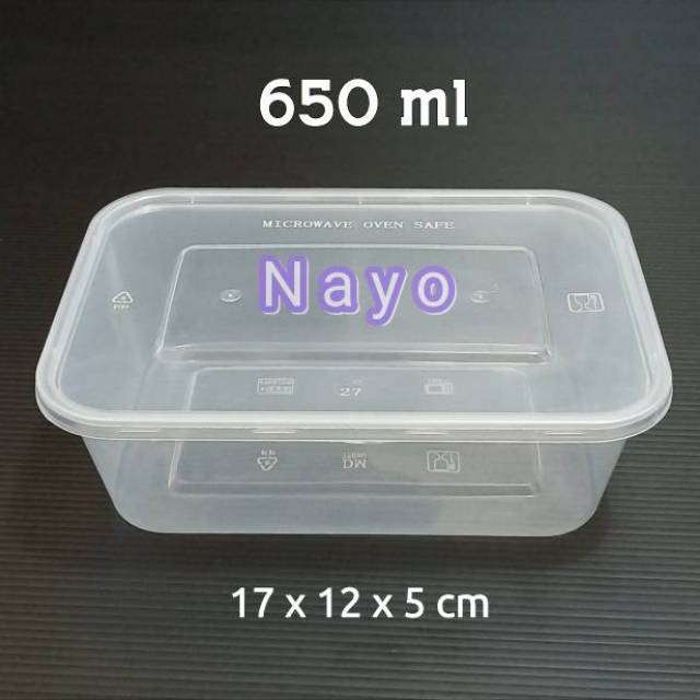 Kotak makan 650ml (25pcs)/Thinwall/Tempat makanan/Box makan/Kotak ... Kotak makan 650ml (25pcs)/Thinwall/Tempat makanan/Box makan/Kotak ...