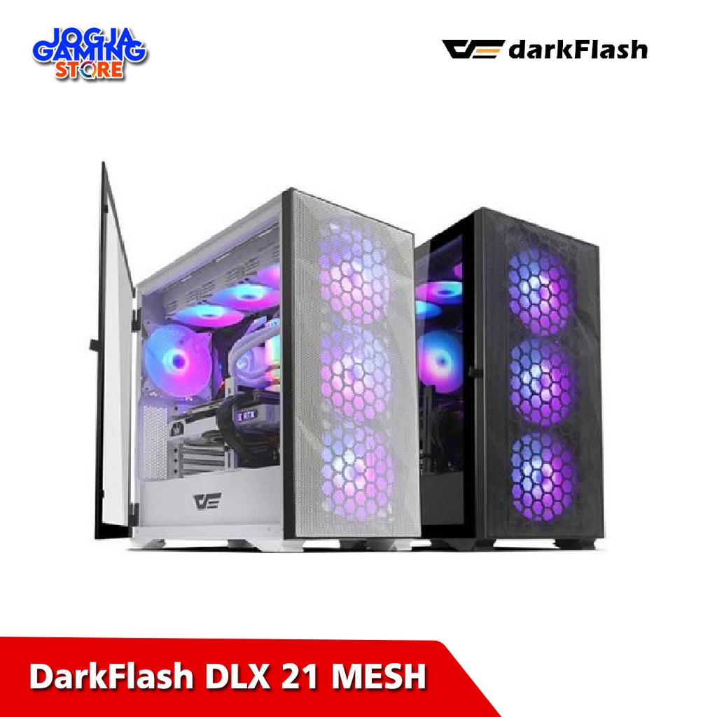 Jual DARKFLASH DLX 21 MESH ATX PC CASE | Shopee Indonesia