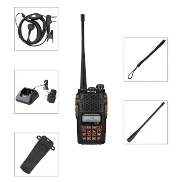 Jual PRODUK BAGUS Radio HT baofeng pofung 7 watt power dan battery 3600 ...