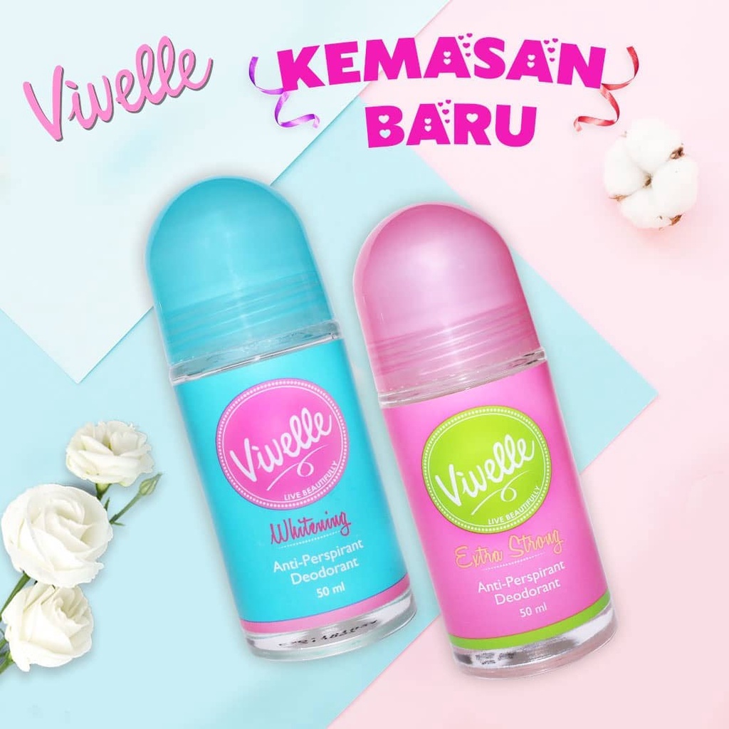 Jual Vivelle Roll On Deodorant 50ml | Shopee Indonesia