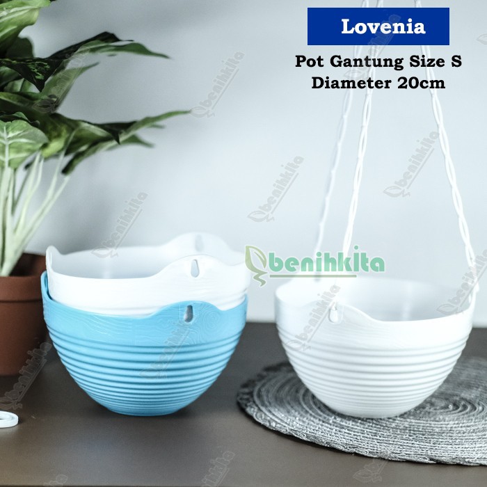 Jual Pot Tanaman-Bunga Gantung Gentong 20cm (Lovenia) | Shopee Indonesia