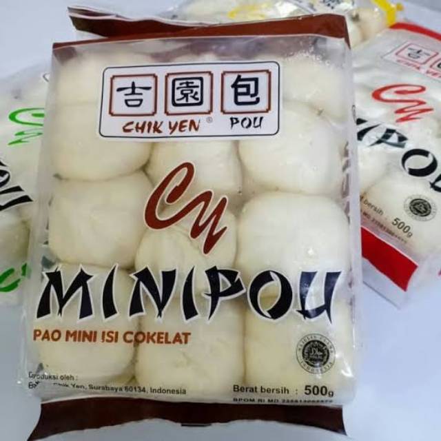 Jual Minipou Chik Yen Minipau Chikyen Bakpau Bakpao Mini Pou isi 21pcs ...